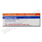 Buy Siphene 100mg Tablet 30'S | Get 20sepsitename%%