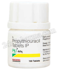 Get PTU 50mg Tablet 100'S | 24x7 Pharma