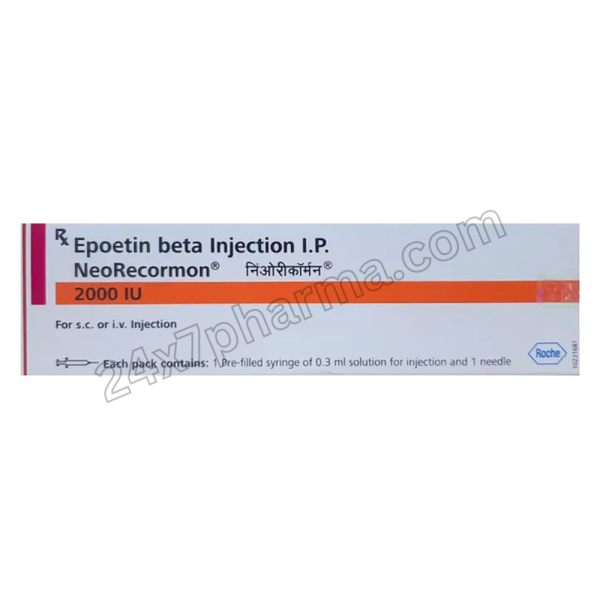 Neorecormon 2000 IU Injection (Epoetina Beta) - Uses & Benefits