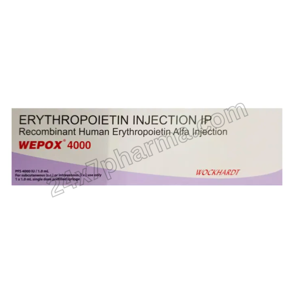WEPOX 4000 Injection - Effective Anemia Treatment | Details